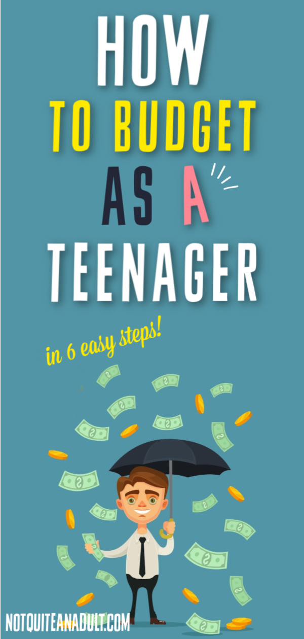 Budgeting for Teens: A 6 Step Guide - Not Quite An Adult